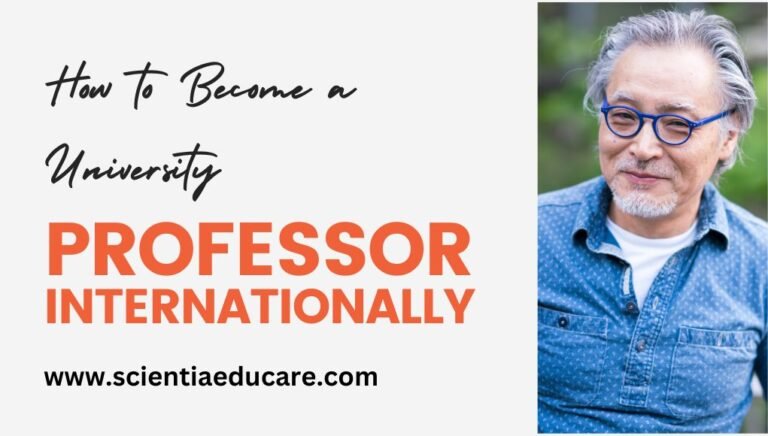 How to Become a University Professor Internationally - Online Learning ...
